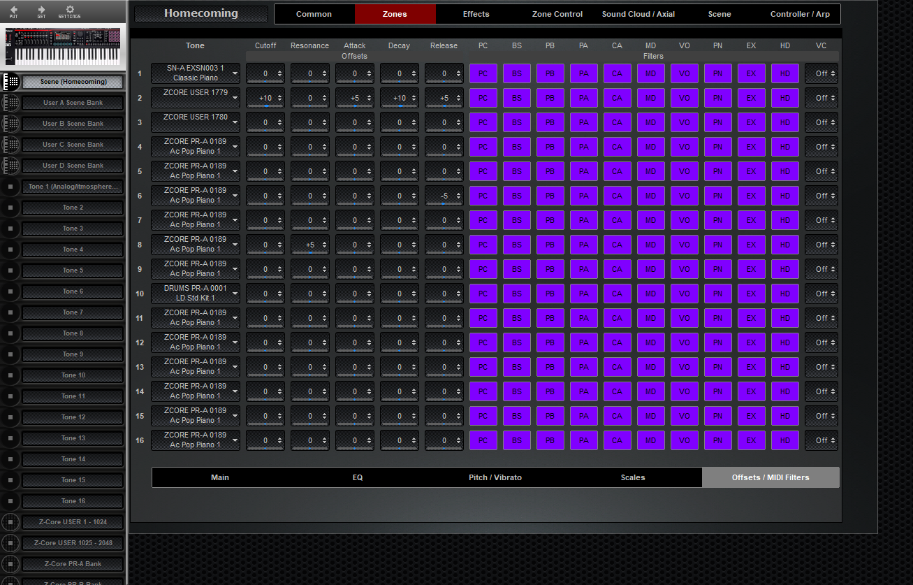 Roland Fantom 06 Editor and Librarian