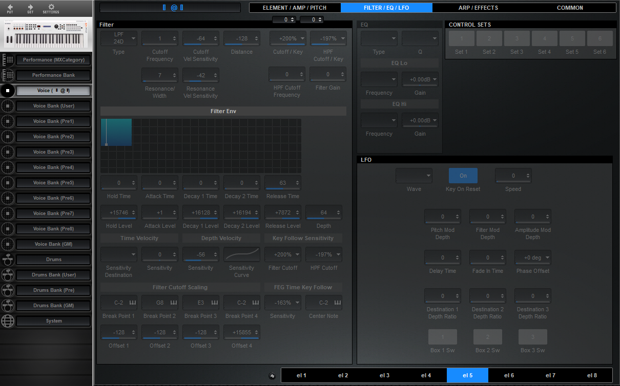 Yamaha MX61 Editor Librarian